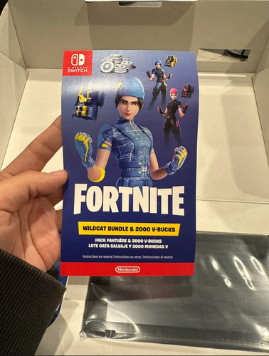 Nintendo Switch Fortnite WILDCAT + 2000 Vbucks Bundle CODE ONLY | eBay