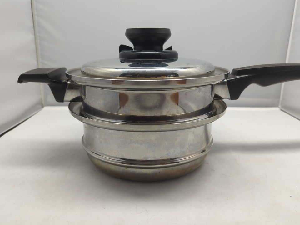 Regal Ware Premiere 2100 7-Ply Induct-A-core Double Boiler Pot Set ...