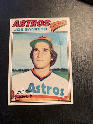 #227 Joe Sambito Houston Astros 1977 Topps Cb5 | eBay