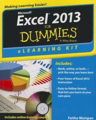 Excel 2013 eLearning Kit For Dummies - Paperback By Wempen, Faithe - VERY GOOD 9781118493045| eBay