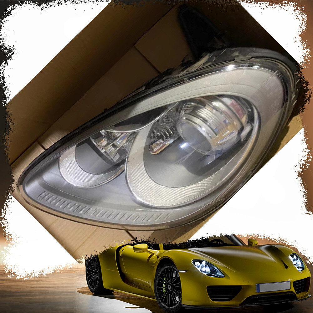 Gray Left AFS Xenon Headlight 95863117700 For 2011-2014 Porsche Cayenne ...