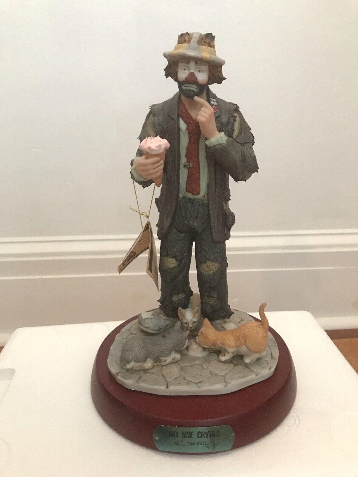 the Emmett Kelly Jr Signature Collection no use crying figurine | eBay