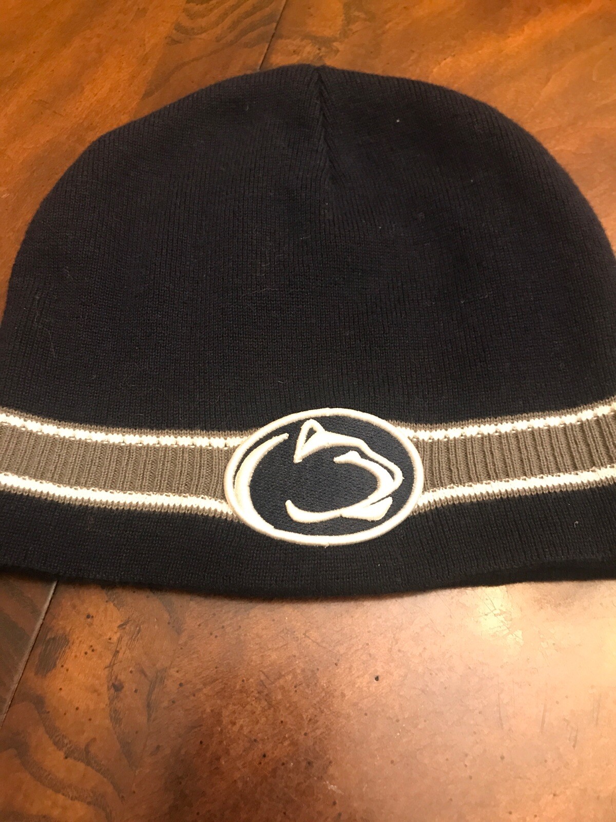PENN STATE UNIVERSITY Beanie By TOP OF THE WORLD Blue W/ Sewn Logo OSFA ...