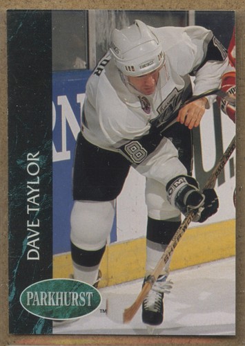 1992-93 Parkhurst #307 Dave Taylor Los Angeles Kings | eBay