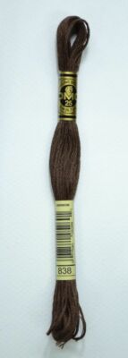 DMC Stranded Cotton Embroidery Floss, Colour 838 Very Dark Beige Brown ...