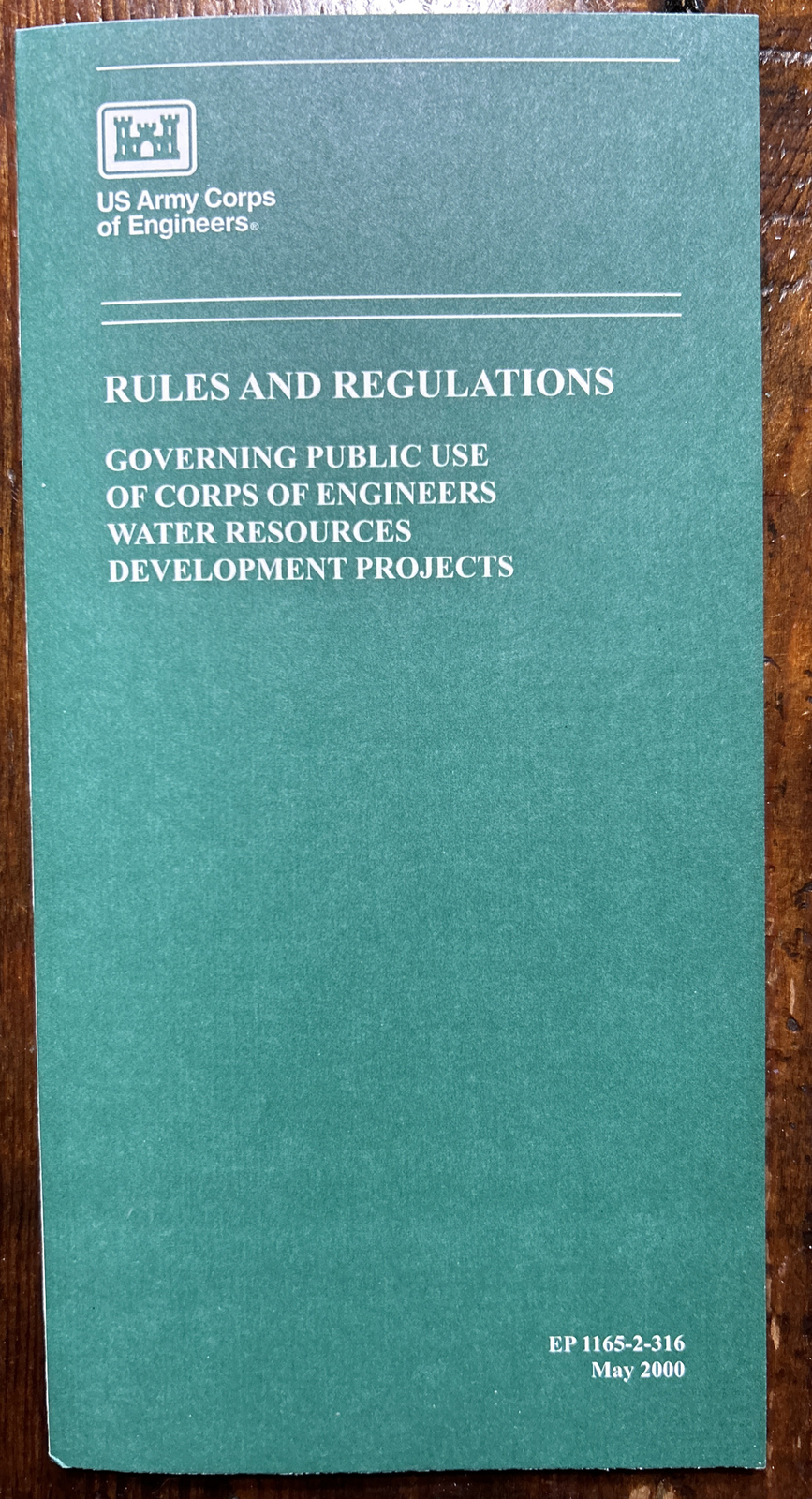 Rules and regulations governing public use of Corps of Engineers water ...