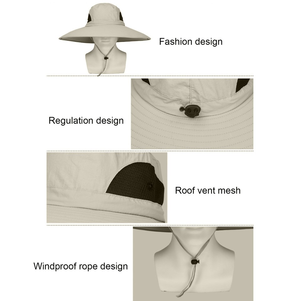 Men Women Fan Hat Fans Fan Hat with Upf 50 Protection for Men Women ...