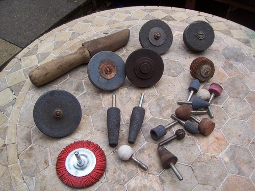 Job Lot Of Used Abrasive Mounted Stone - Drill Bit Rotary Grinding Rust ...