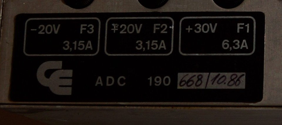 Cybelec ADC 190 #668/10.86 | eBay