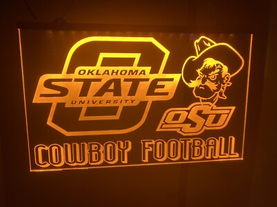 Oklahoma State OSU Led Neon Light Sign / Game Room / Man Cave | eBay