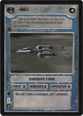 Star Wars CCG Premiere Limited BB Gold 5 | eBay