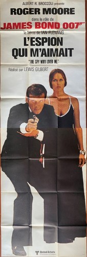 Affiche L'ESPION QUI M'AIMAIT Spy who loved me JAMES BOND Roger Moore ...