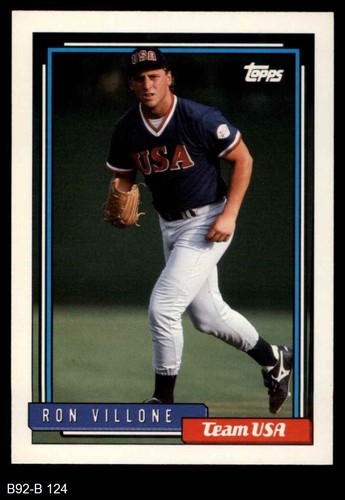 1992 Topps Traded #124 Ron Villone Team USA T RC 8 - NM/MT | eBay