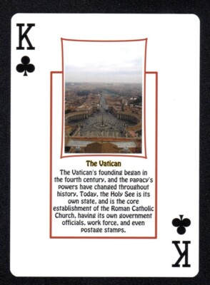 The Vatican Roman Catholic Vintage 2000s Poker Playing Card | eBay