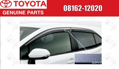 Toyota OEM Window Rain Guard Visors 08162-12020 for corolla sport | eBay
