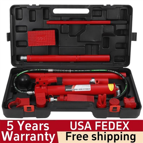 20 Ton Porta Power Hydraulic Jack Body Frame Repair Kit Car Auto Tool ...