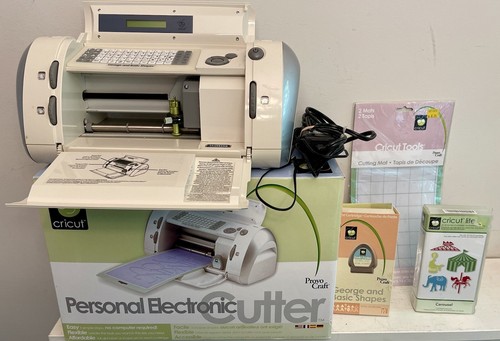 Cricut Personal Electronic Cutter Provo Craft W/2 Cartridges Box ...