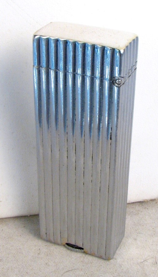 DUNHILL LIGHTER ROLLALITE SILVER PLATE NEW FLINT & WICK | eBay