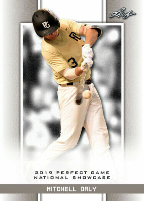 MITCHELL DALY 2019 "1ST EVER PRINTED" LEAF PERFECT GAME NIKE ROOKIE ...