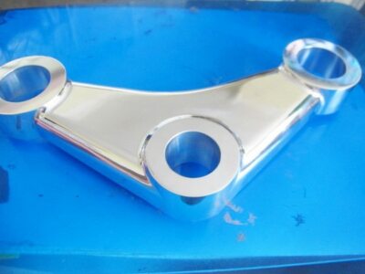 TOP YOKE cnc billet alloy John Tickle Norton Roadholder forks cafe ...