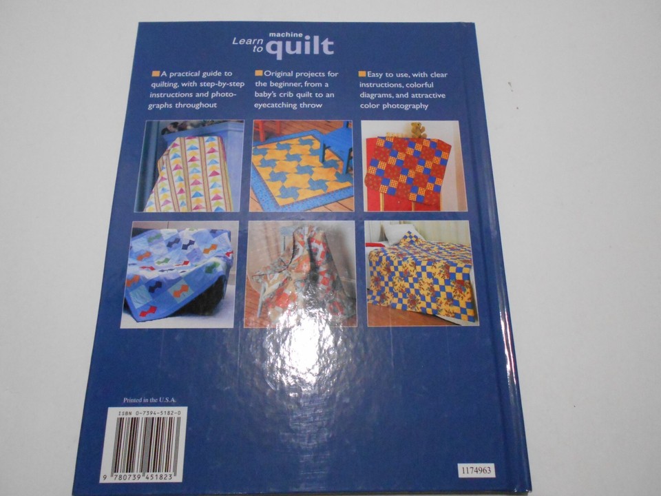 Learn to Machine Quilt by Sharon Chambers (2005, Hardback ...