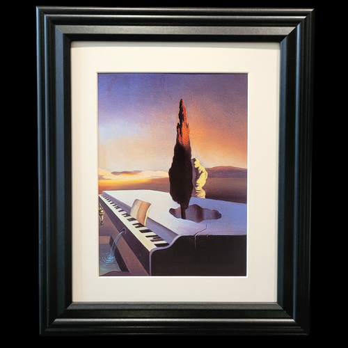 Salvador Dali Necrophilic Spring Flowing Surrealism Custom Framed ...