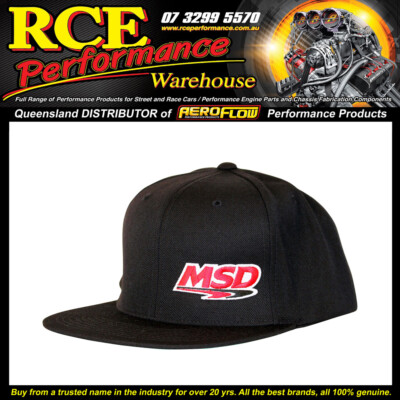 MSD 95196 MSD Cap MSD Logo Left FlaTBIll Black | eBay Australia