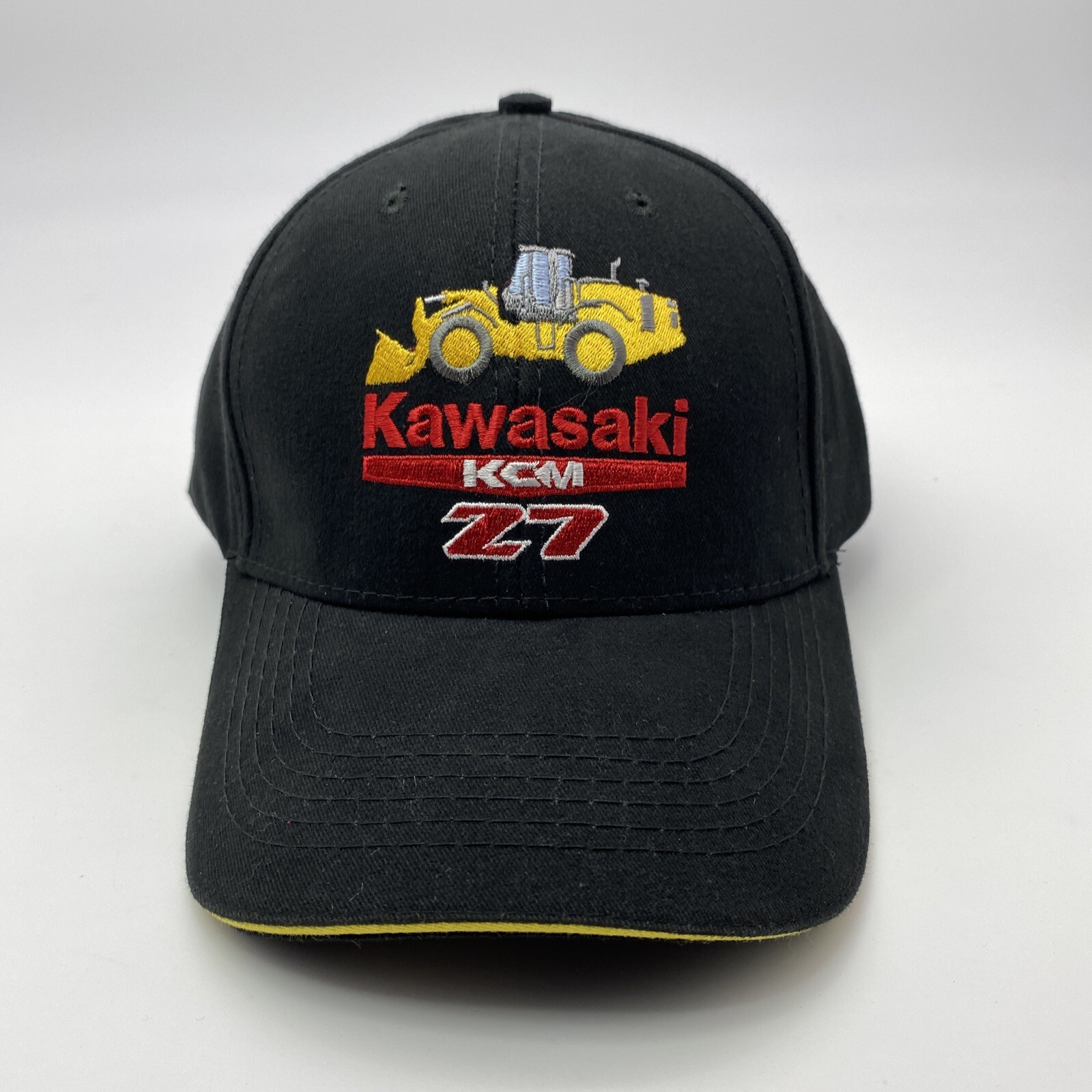 NEW KAWASAKI KCM Z7 DOZER EMBROIDERED STRAPBACK POWER EQUIPMENT COTTON ...