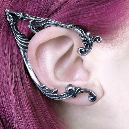 Alchemy Gothic Arboreus Earwraps Right Ear Pewter Fantasy Mythical Elf ...