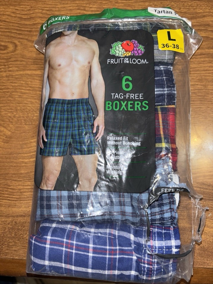Fruit of the Loom 6P591 Men's Underwear, Size Large,5 Pack | eBay