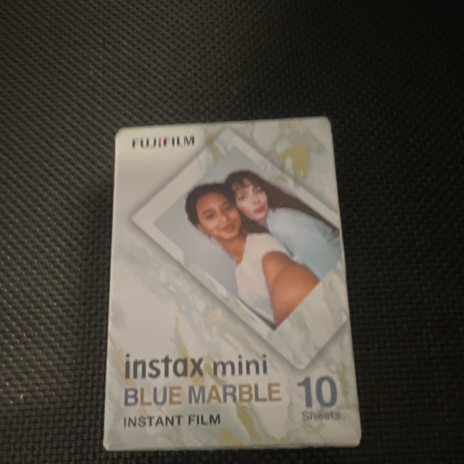 Fujifilm Instax Mini Blue Marble Color Instant Film Pack, 10 Photos | eBay