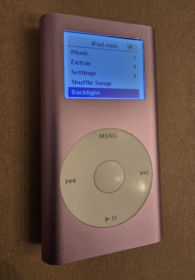 Apple iPod Mini 1st Generation Pink, A1051, 4GB, Works (May Need a New ...