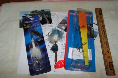 Vintage Wisconsin Musky Fishing Lure. Group Lot Tony Rizzo Items ...