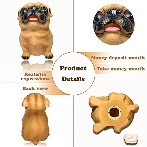 Hucha Para Perros Hucha Grande Irrompible Para Ninos Ninas Y Adultos ...