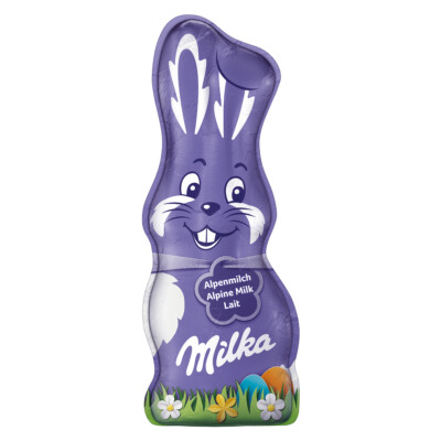 Milka Schmunzelhase Alpine Milk Delicious Chocolate To Easter 90g | eBay