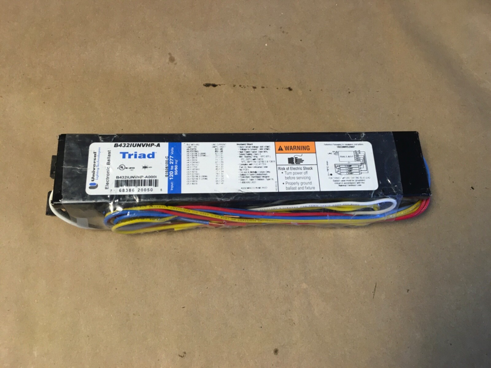 Triad B432IUNVHP-A Electronic Ballast for sale online | eBay