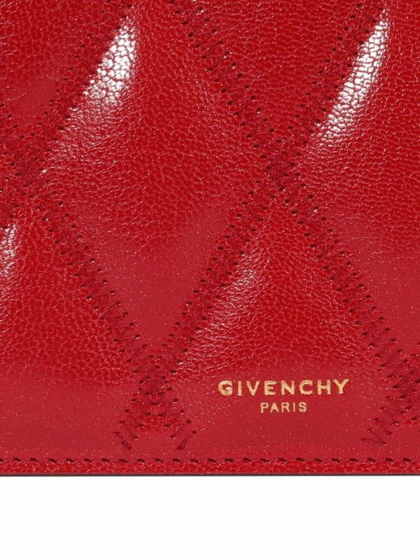 NWT NEW Givenchy GV3 Mini Red Leather Quilted Shoulder Bag | eBay