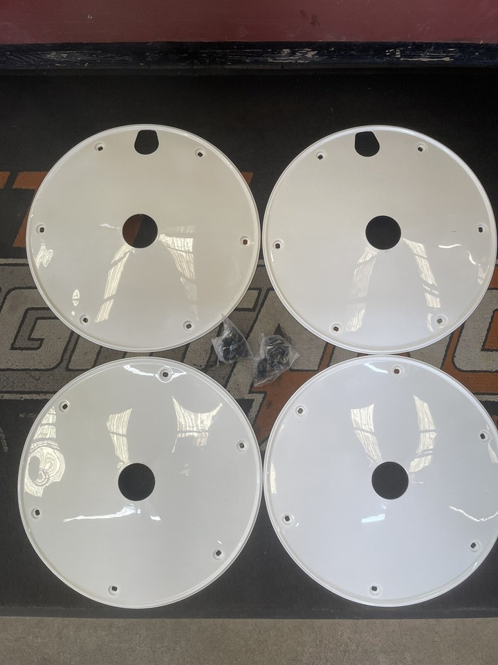 Bicycle 20” Bike ABS Wheel Rim Covers 4PCS White | eBay