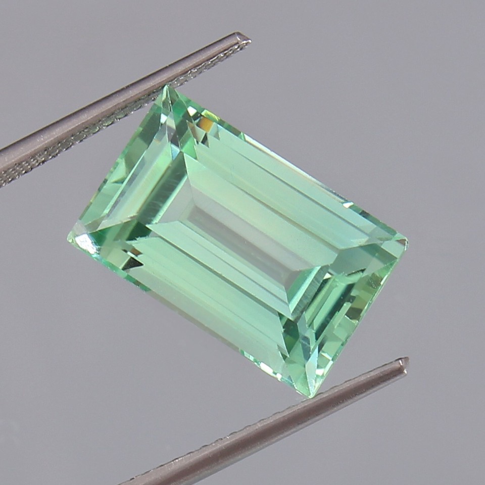 Natural Ceylon Blue-Green Color Parti Sapphire Emerald Cut Loose ...