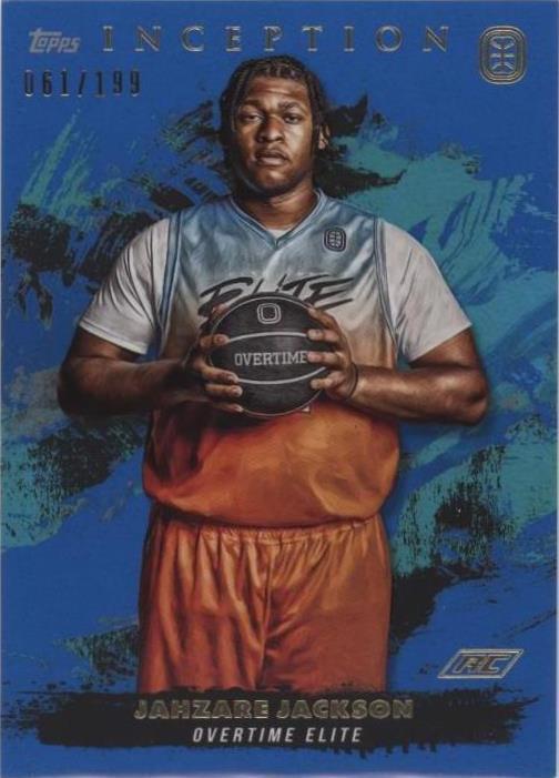 2021-22 Topps Inception OTE Overtime Elite - Jahzare Jackson #9 Blue ...
