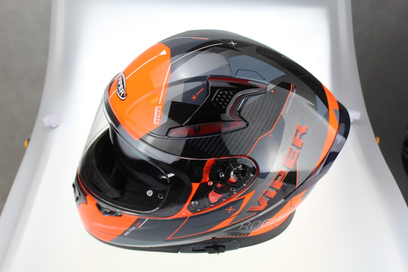VIPER RSV95 FULL FACE ACU GOLD DUAL VISOR MOTORCYCLE HELMET ROGUE ...