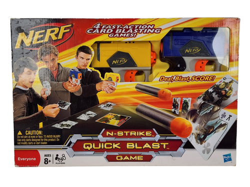 Nerf N-Strike Quick Blast Game Card Blasting RARE Retro Toy Item New ...