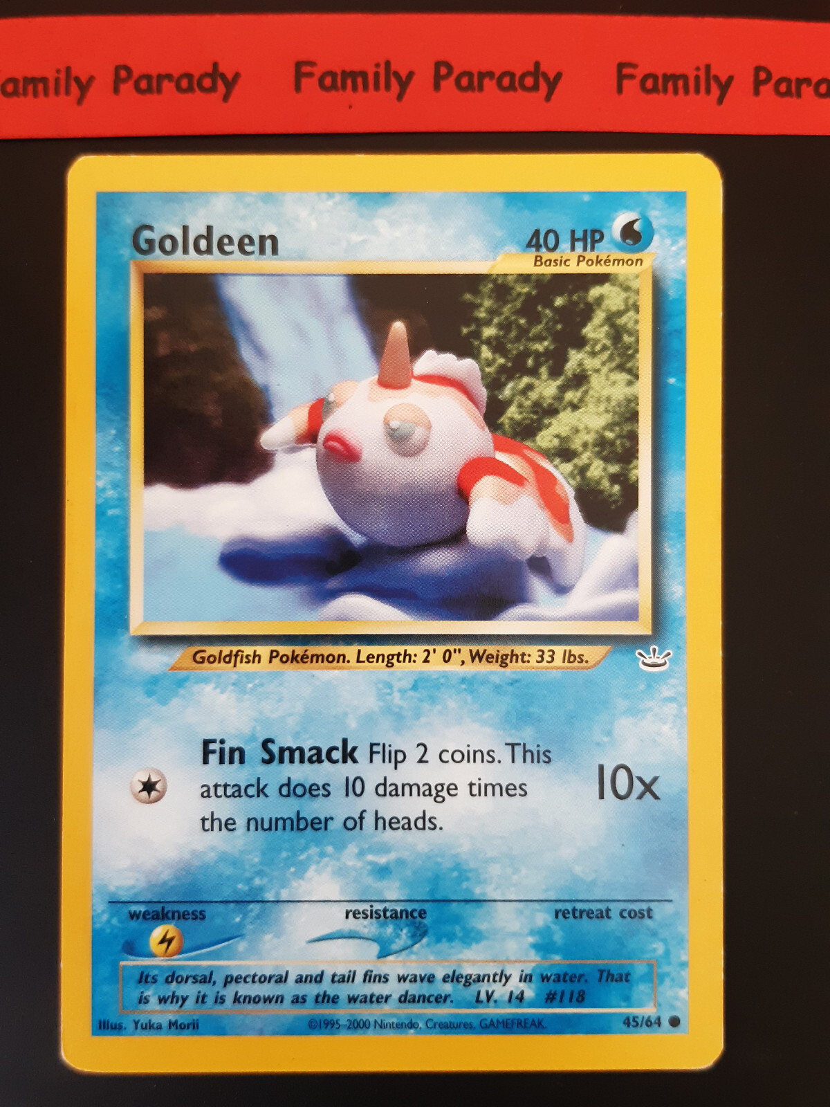 Goldeen 40hp 45/64 Pokemon Card Wizards Neo Revelation English 174 | eBay