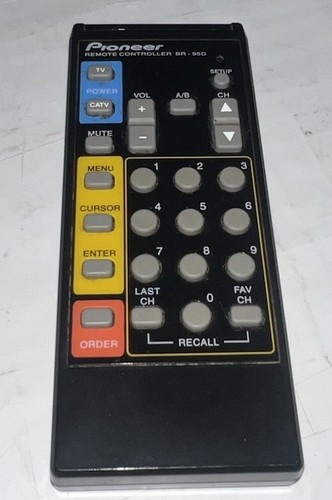 Pioneer BR-95D Remote Control Unit Cable TV Remote Tested NO BACK | eBay