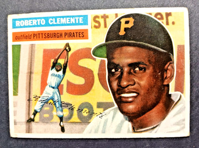 1956 Topps #33 Roberto Clemente Pirates 2nd Year Low Grade | eBay