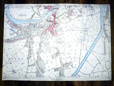 Cheshire Ordnance Survey map history genealogy Chester Handbridge ...