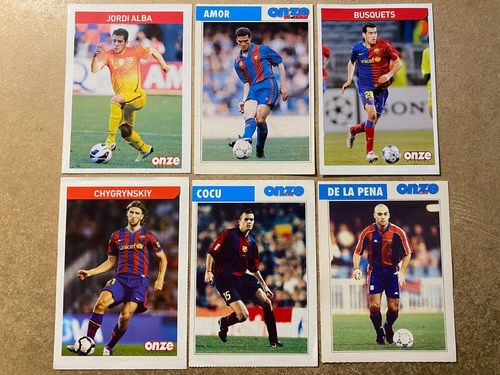 FC BARCELONA, ROMARIO, STOITCHKOV, RIVALDO, GUARDIOLA , 22 ROOKIE CARDS ...