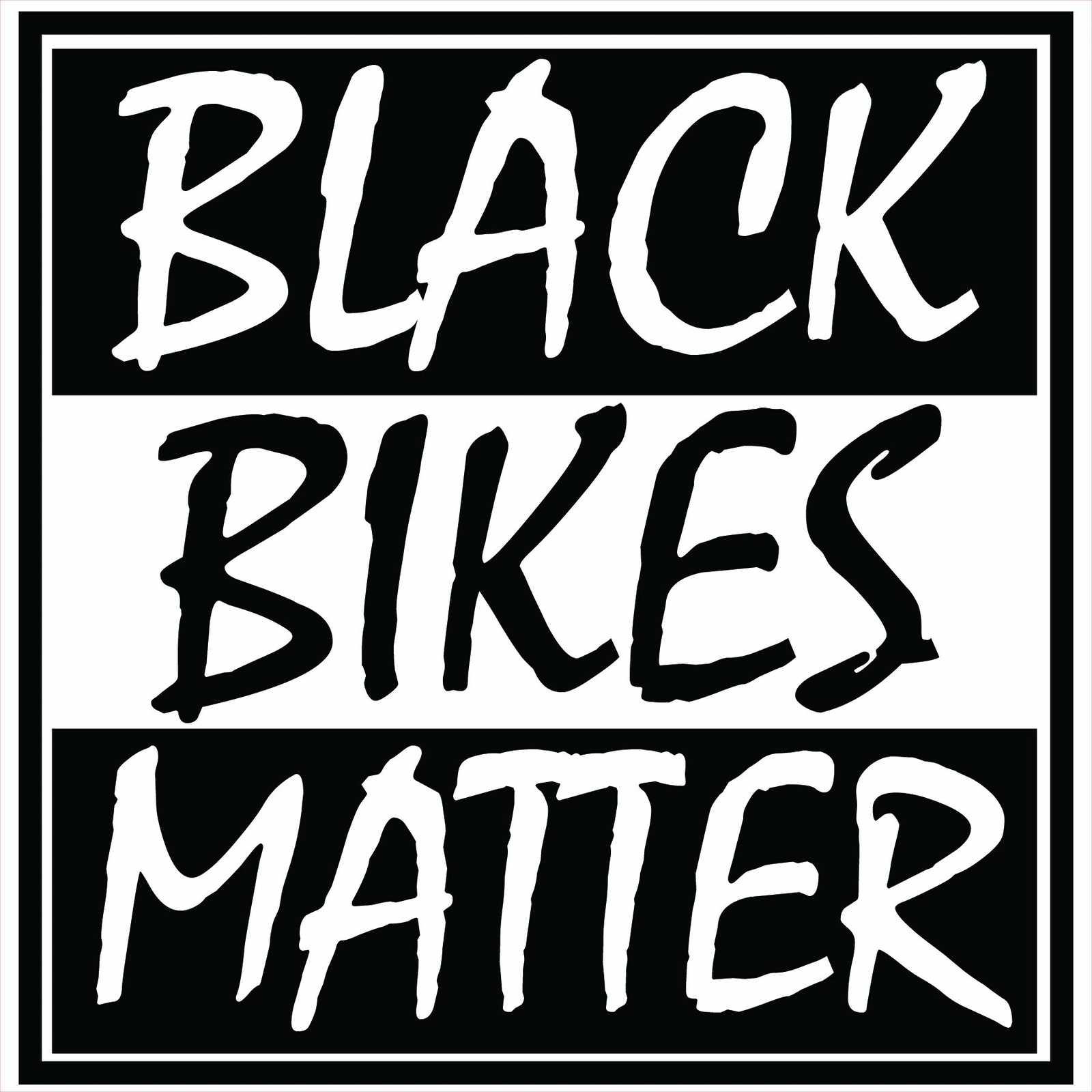 BLACK BIKES MATTER 6" X 6" DIE CUT WINDOW DECAL OUTDOOR STICKER | eBay