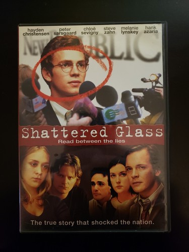 Shattered Glass DVD COMPLETE WITH CASE & COVER ARTWORK BUY 2 GET 1 FREE ...