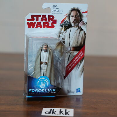 Luke Skywalker Jedi Master Force Link Star Wars Episode 8 3.75 inches ...